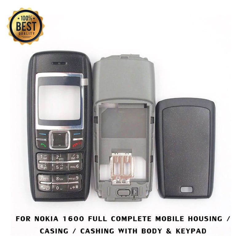 Nokia 1280 Full Complete Mobile Housing / Casing / Cashing with Body & Keypad - Mobile Candy ...
